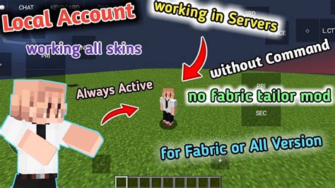 How To Import Skin In Pojavlauncher Local Account FREE Active In Servers YouTube