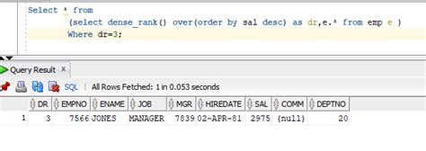 Retrieve 2nd Or 3rdhighest Salary In Sql Oraclesql