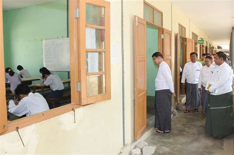 မန္တလေးတိုင်းဒေသကြီးအစိုးရအဖွဲ့ဝန်ကြီးချုပ် ဦးမျိုးအောင် ၂၀၂၄ ခုနှစ် တက္ကသိုလ်ဝင်စာမေးပွဲ ဖ