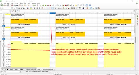 Microsoft Excel How Do I Lock Some Columns And Some Rows In A