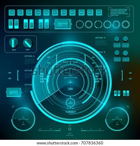 Abstract Hud Ui Interface Gui Screen Stock Vector Shutterstock