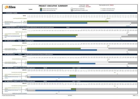 Construction Project Executive Summary Construction Files