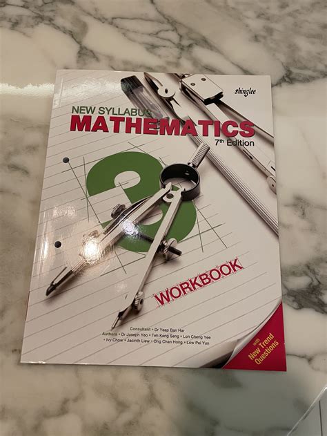 Brand New New Syllabus Mathematics Textbook 3 7th Edition By Shinglee