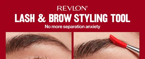 Revlon Lash And Brow Styling Tool Dual Ended Eyelash Separator And Eyebrow Brush