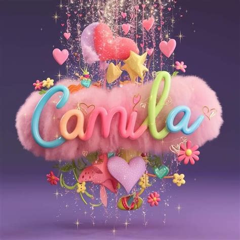 Nombres De Bebes Bonitos Felicitaciones Día Del Padre El Nombre Camila Letra Camila