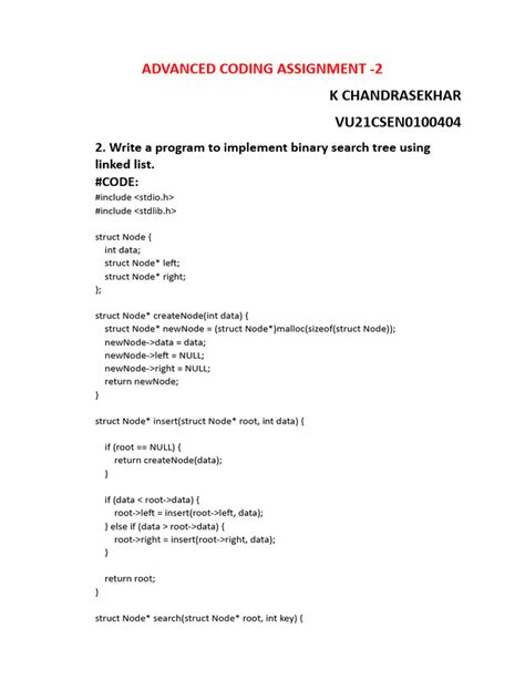Advanced Coding Assignment 2 0404 Pdf Computing Algorithms And Data Structures