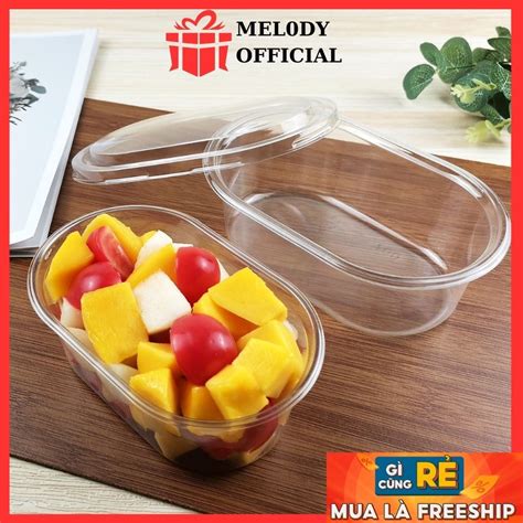 500ml Oval Mousse Container For Ice Cream Tiramisu Handy Ice Cream