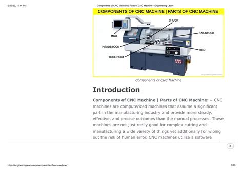 Components Of Cnc Machine Parts Of Cnc Machine Engineering Learnpdf