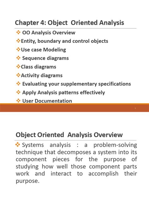 chapter 4 object oriented analysis pdf use case class computer