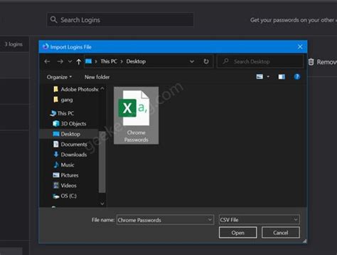 How To Import Logins And Passwords To Firefox From Csv File Nightly