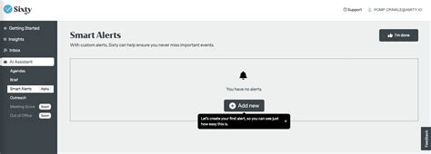 Smart Alerts Your Intelligent Personal Assistant For Effective Schedule Management Sixty Support