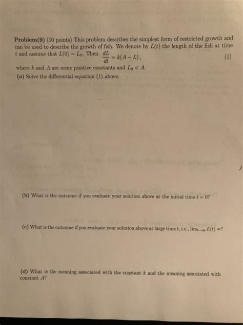 solved problem 9 10 points this problem describes the