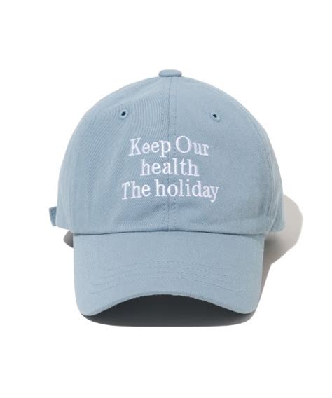 밀로 홀리데이 시그니처 볼 캡 스카이 블루 위시버킷