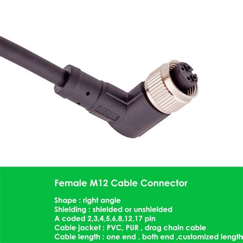 M12 Connector Cable At Alannah Gosling Blog