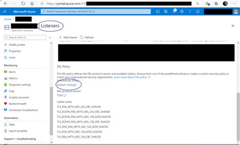 How To Disable Tls10 And Tls11 On Azure Application Gateway Microsoft Qanda