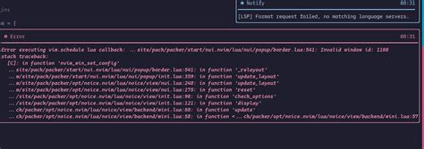 Error When Save And Quit Buffer Or Tab · Issue 155 · Folkenoicenvim · Github