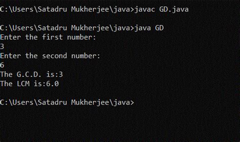 Concept Of G C D Or H C F L C M In Programming MATLAB Programming