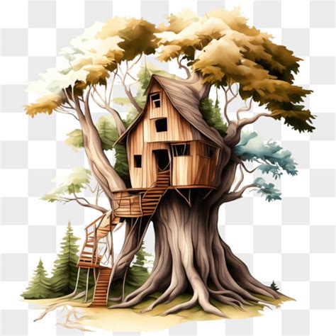 Treehouse PNG Download Free Premium Transparent Treehouse PNG Images Online Creative Fabrica