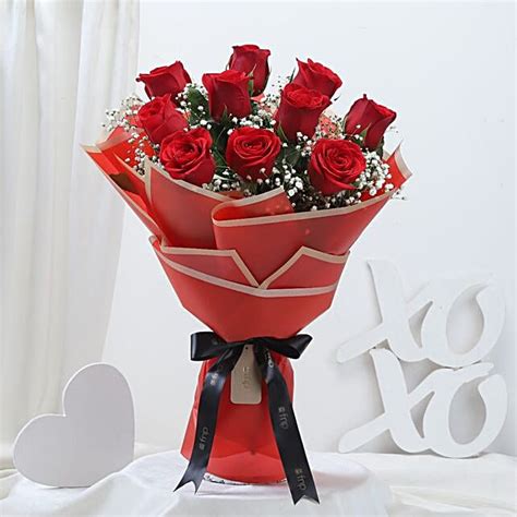 Crimson Romance 6 Red Rose Bouquet Canada T Crimson Romance 6 Red