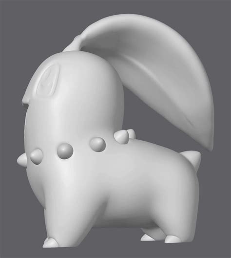 Chikorita Pokémon 3d Model By Goldenriveth02