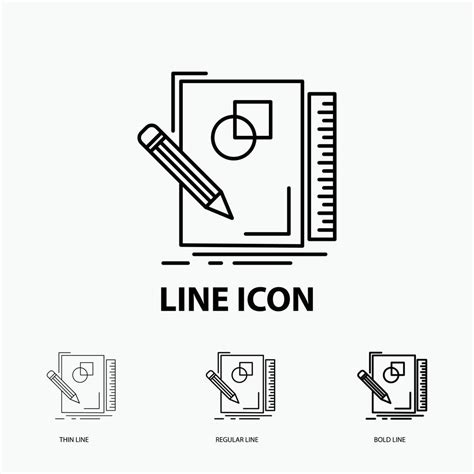 Sketch Sketching Design Draw Geometry Icon In Thin Regular And