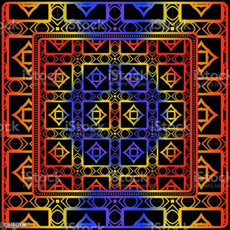 장식 요소와 추상 손으로 그린 기하학적 패턴 디자인 벡터 일러스트입니다 카드 숄 반 나 패션 프린트 용 템플릿 디자인 0명에 대한 스톡 벡터 아트 및 기타 이미지 Istock