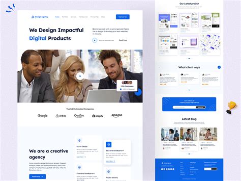 Digital Agency Ui Design On Behance