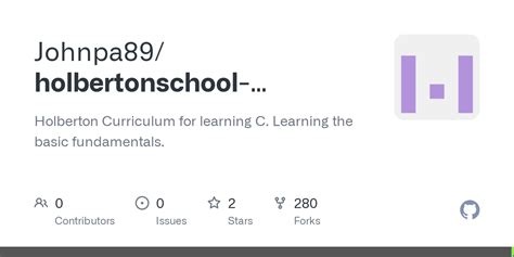 Github Johnpa89holbertonschool Lowlevelprogramming 1 Holberton