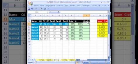 Detail Excel Grading Template Koleksi Nomer 30