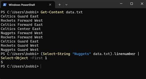 PowerShell Use Select String And Only Return First Match Collecting