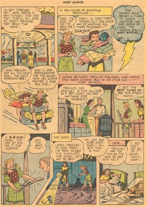 Marys One Hundred Eighth Adventure From Mary Marvel Comics 10 Story 3 Rmarymarvel