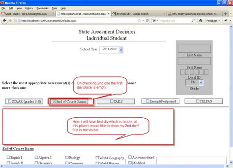 Html Why Empty Spacing Is Showing When I Hide A Div Stack Overflow