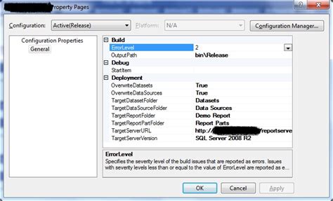 Deployment Ssrs Deploy A Report To My Reporting Server Stack Overflow