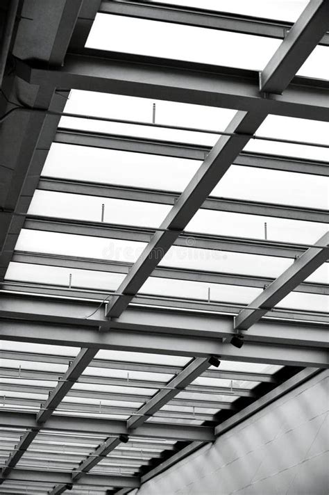 Modern Building H Beam Construction Stock Image Image Of Natural