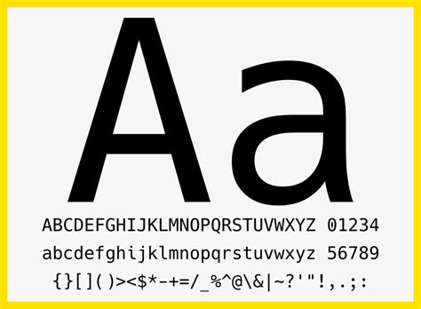 Hack Font Family 1001 Fonts