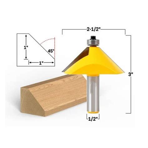 Solid Carbide Overall Length 2 Inch Chamfer Router Bits At ₹ 750 Piece In Patiala
