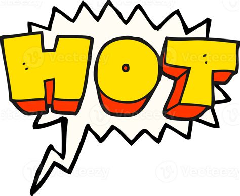 Speech Bubble Cartoon Word Hot 45279304 Png