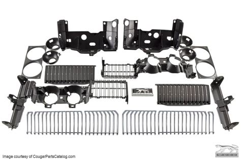 Grille Restoration Starter Package Restored ~ 1967 Mercury Cougar