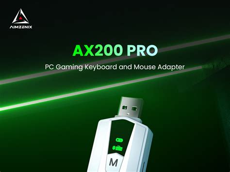 Aimzenix Ax200 Pro Pc Gaming Keyboard And Mouse Adapter Price In Saudi