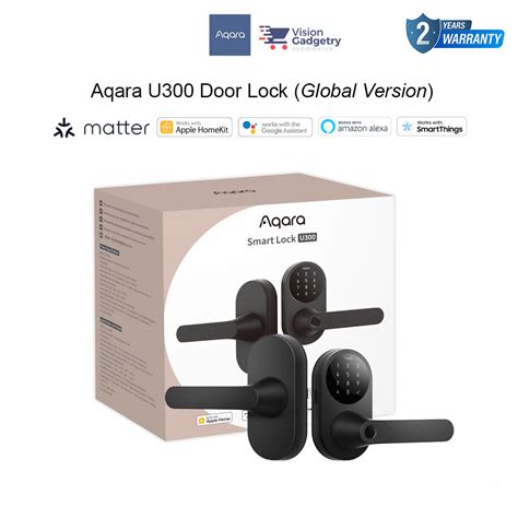 [global] Aqara U300 Smart Lock Thread Bluetooth Nfc Dl D02d Shopee