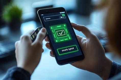 Smartphone Security Check Premium Ai Generated Image