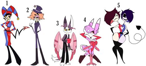 ~hazbin X Tadc Adopts One Left ~ By Azazeldaimp On Deviantart