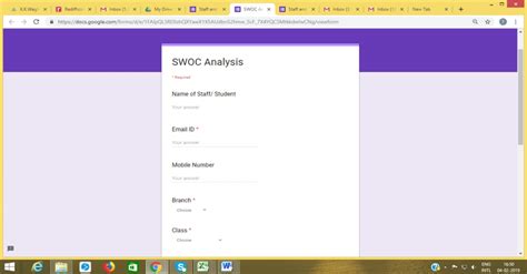 Google Form For Data Collection For The Study Download Scientific Diagram