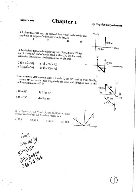 Problems And Qiuzes On All Chapters Phys 101 General Physics 1 Studocu