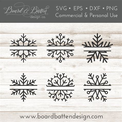 Snowflake Name Svg Split Snowflake Svg File Snowflake Etsy Australia