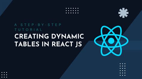 How To Create Dynamic Table In React Js Alpha Code