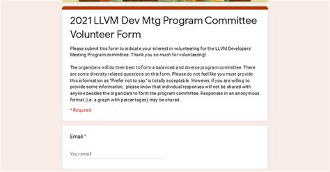 Volunteers Needed For 2021 Llvm Dev Mtg Program Committee Us