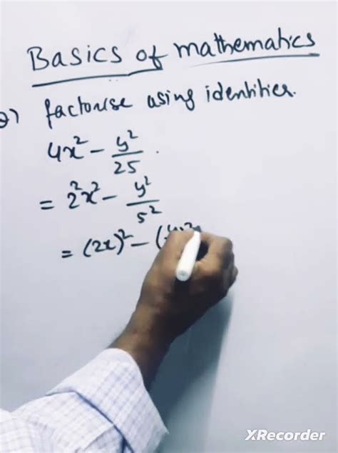 Basics Of Mathematics Factorisation Youtube