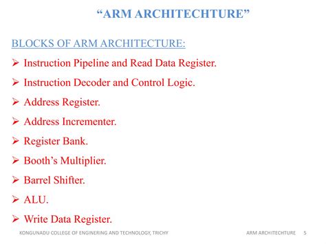 Arm Architechture Ppt
