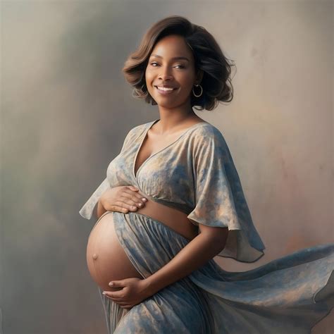 Pregnant Woman Premium Ai Generated Image